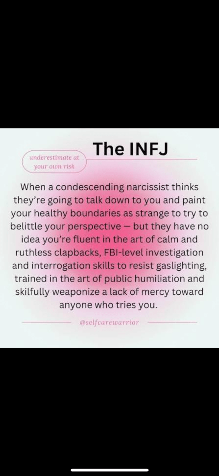 The INFJ. – CPTSD/Disorders of extreme stress not otherwise specified